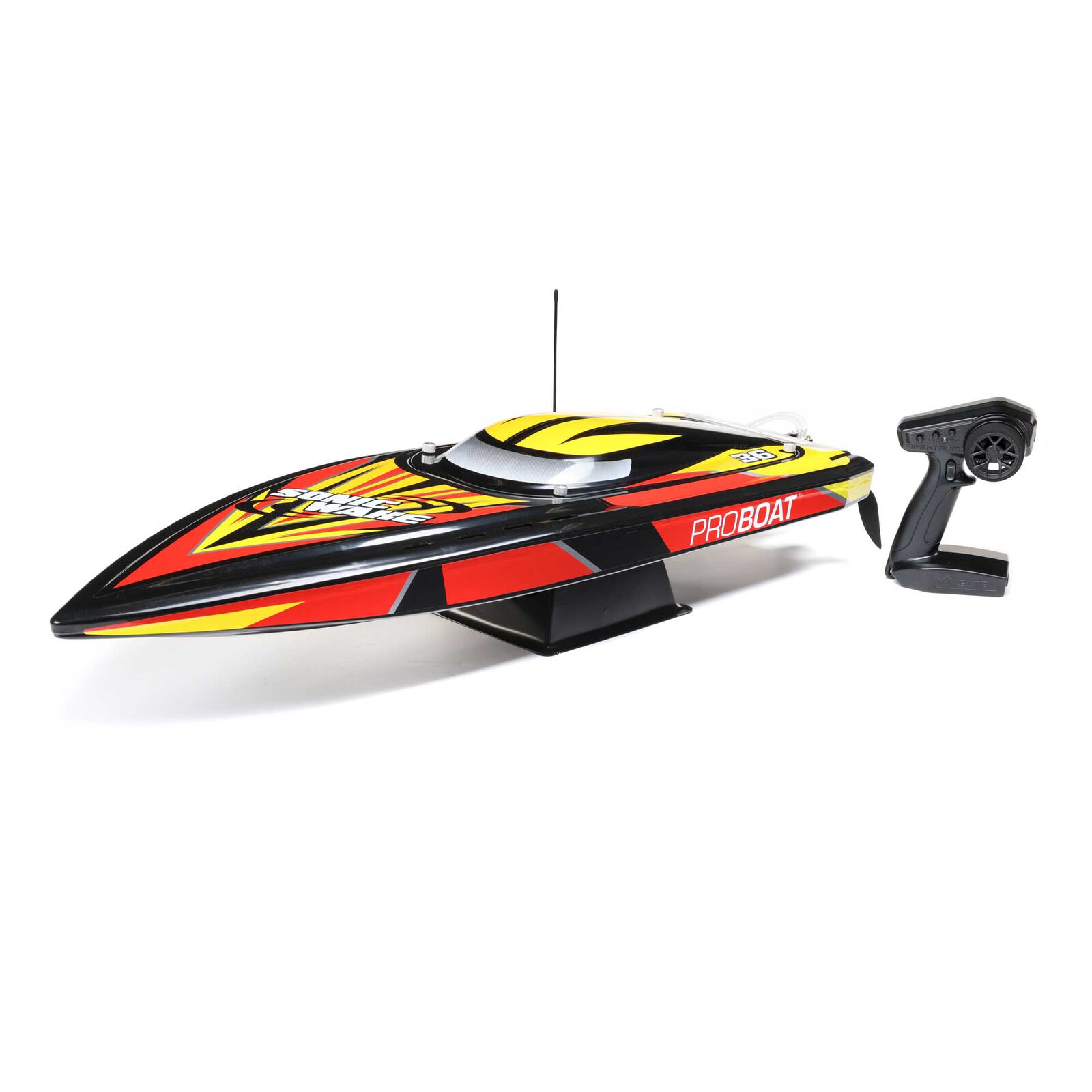 Sonicwake V2 36" Self-Righting Brushless Deep-V RTR, Black | Pro Boat