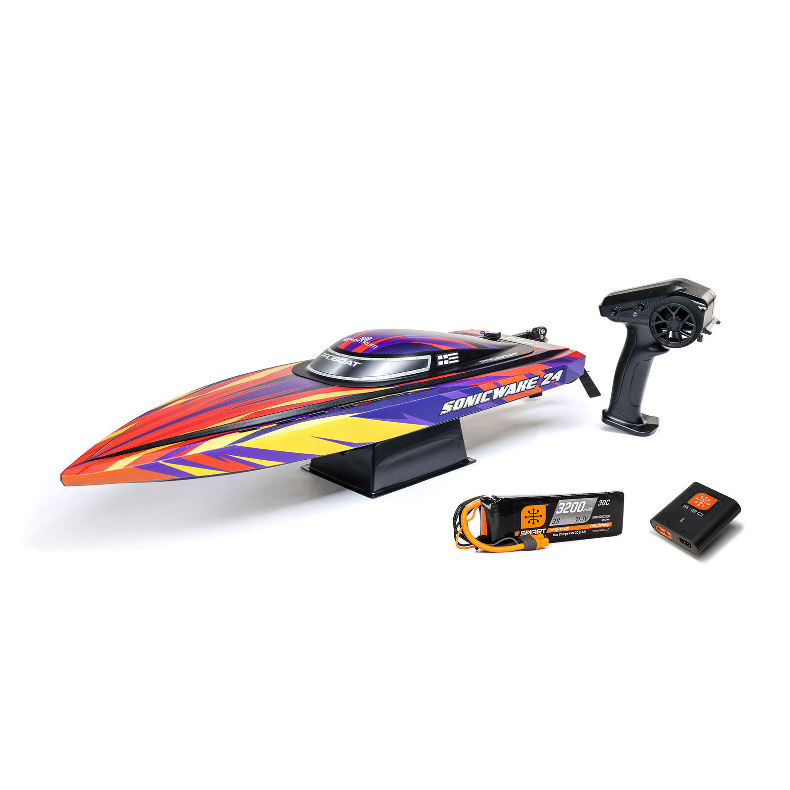 Sonicwake 24" Self-Righting Brushless Deep-V RTR (Battery & Charger ...