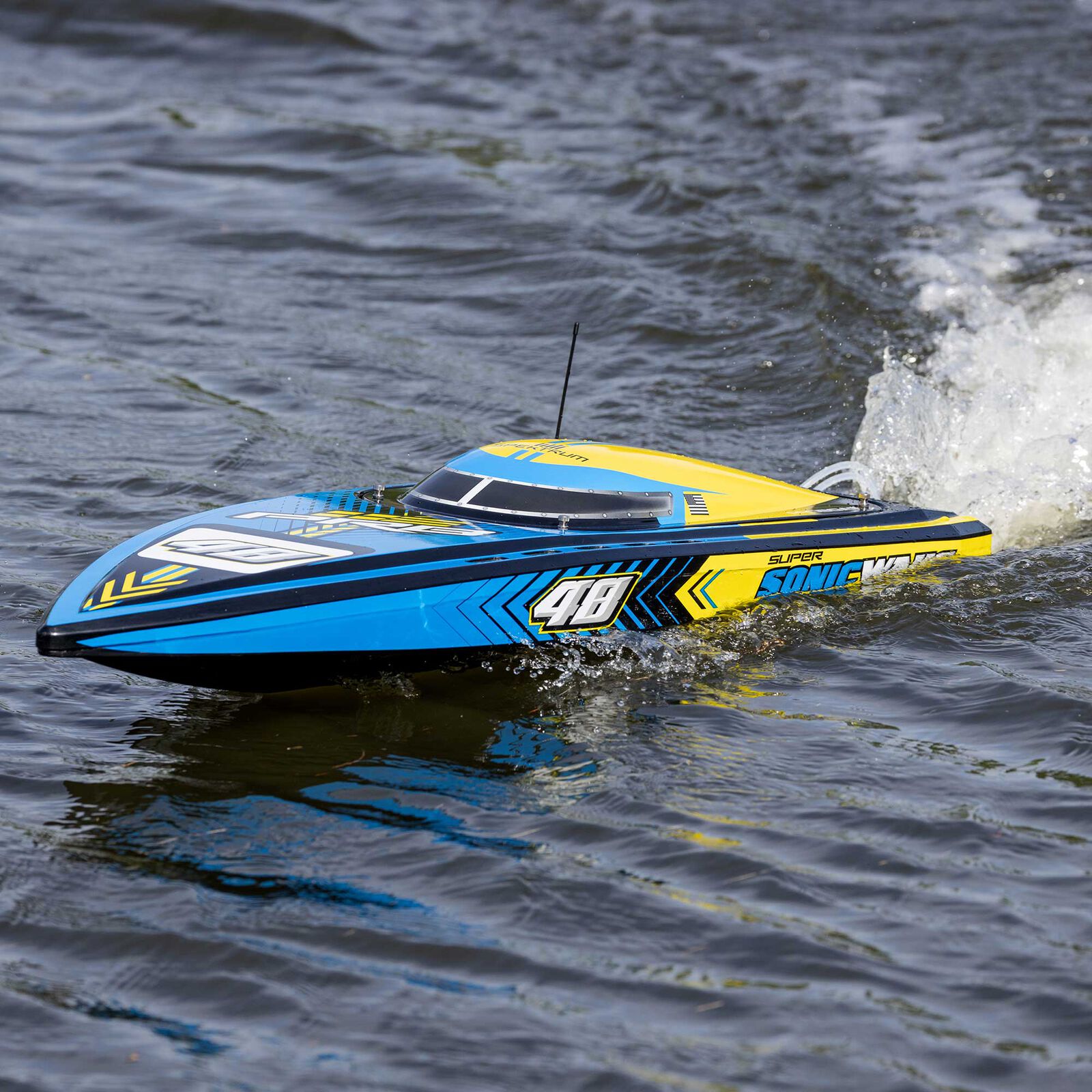 Super Sonicwake 48" 8S Self-Righting Brushless Deep-V RTR | Pro Boat