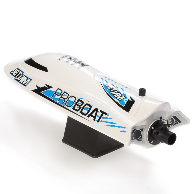 Jet Jam V2 12" Self-Righting Pool Racer Brushed RTR, White | Pro Boat