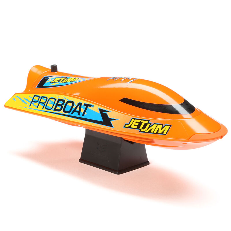 Jet Jam V2 12" Self-Righting Pool Racer Brushed RTR, Orange | Pro Boat
