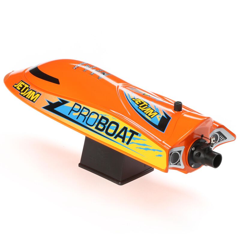 Jet Jam V2 12" Self-Righting Pool Racer Brushed RTR, Orange | Pro Boat