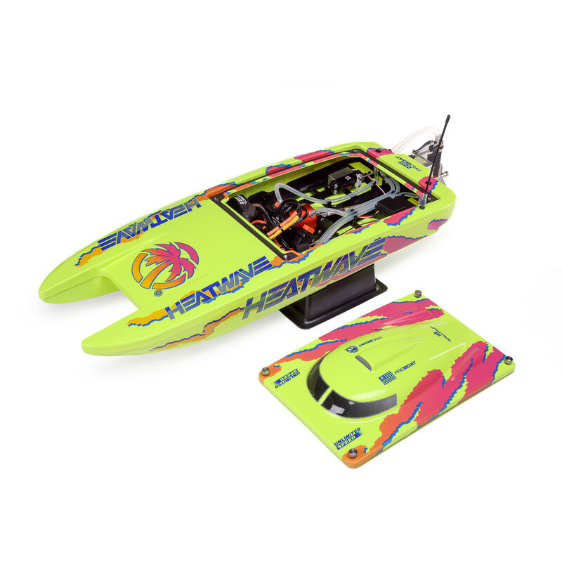 Blackjack 24" V2 Catamaran Brushless: RTR, Heat Wave Visual | Pro Boat