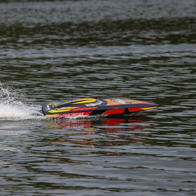 Sonicwake V2 36" Self-Righting Brushless Deep-V RTR, Black | Pro Boat