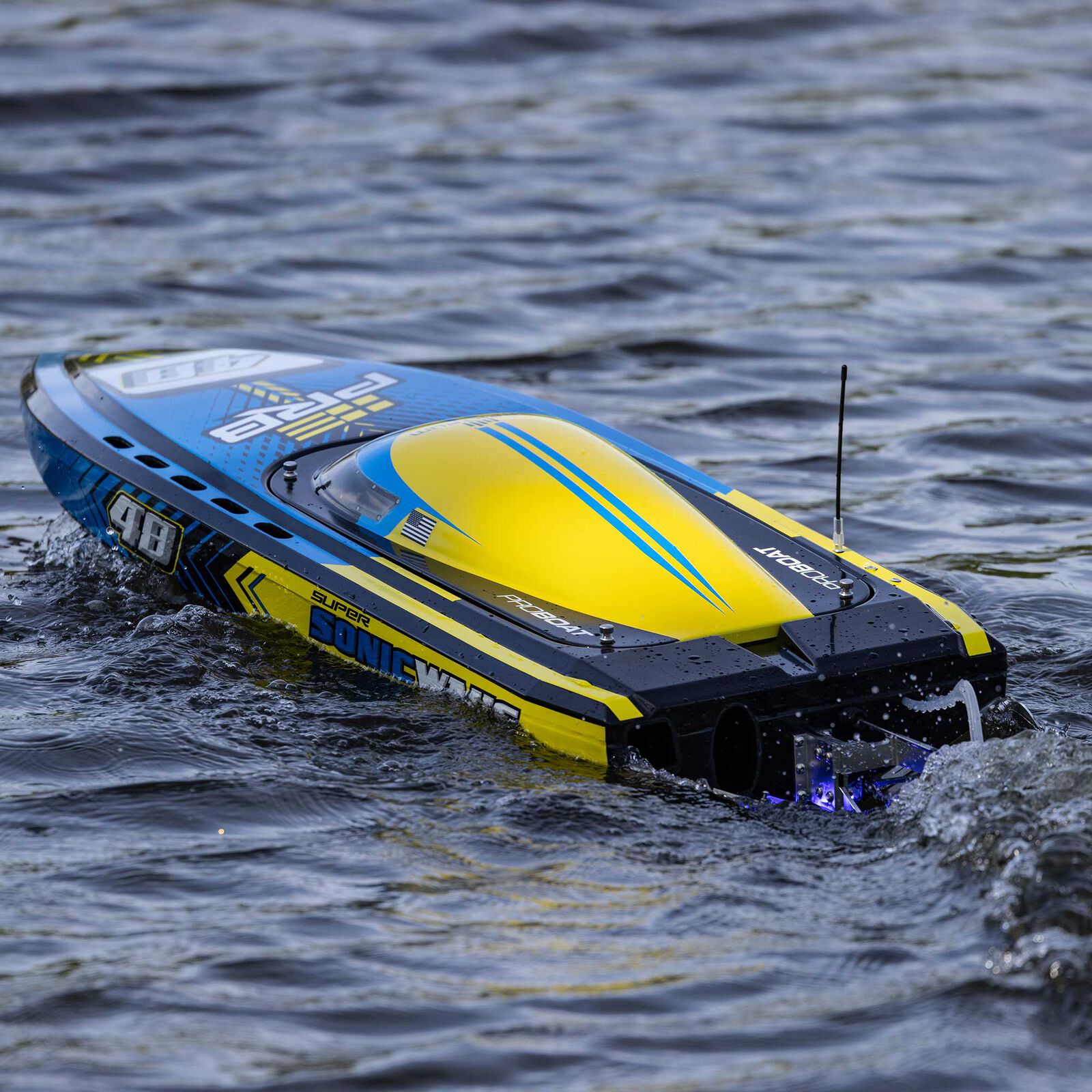 Super Sonicwake 48" 8S Self-Righting Brushless Deep-V RTR | Pro Boat